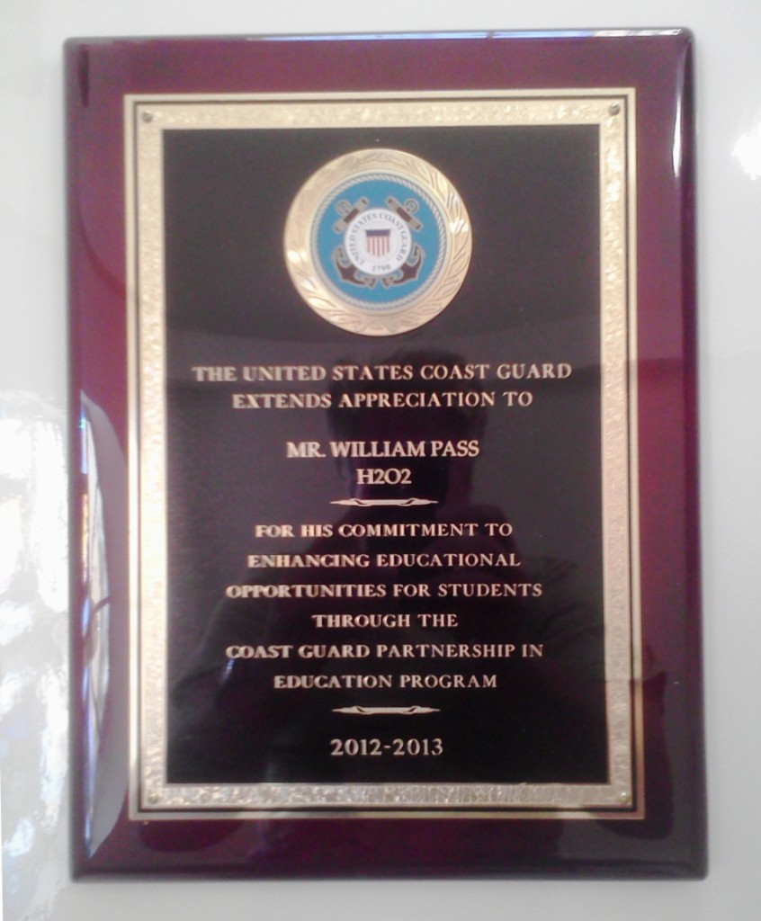 United States Coast Guard Recognition | H2O(2)_foundation